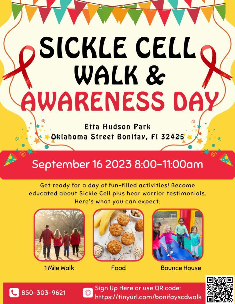 Sickle Cell Walk & Awareness Day - Early Learning Coalition of ...
